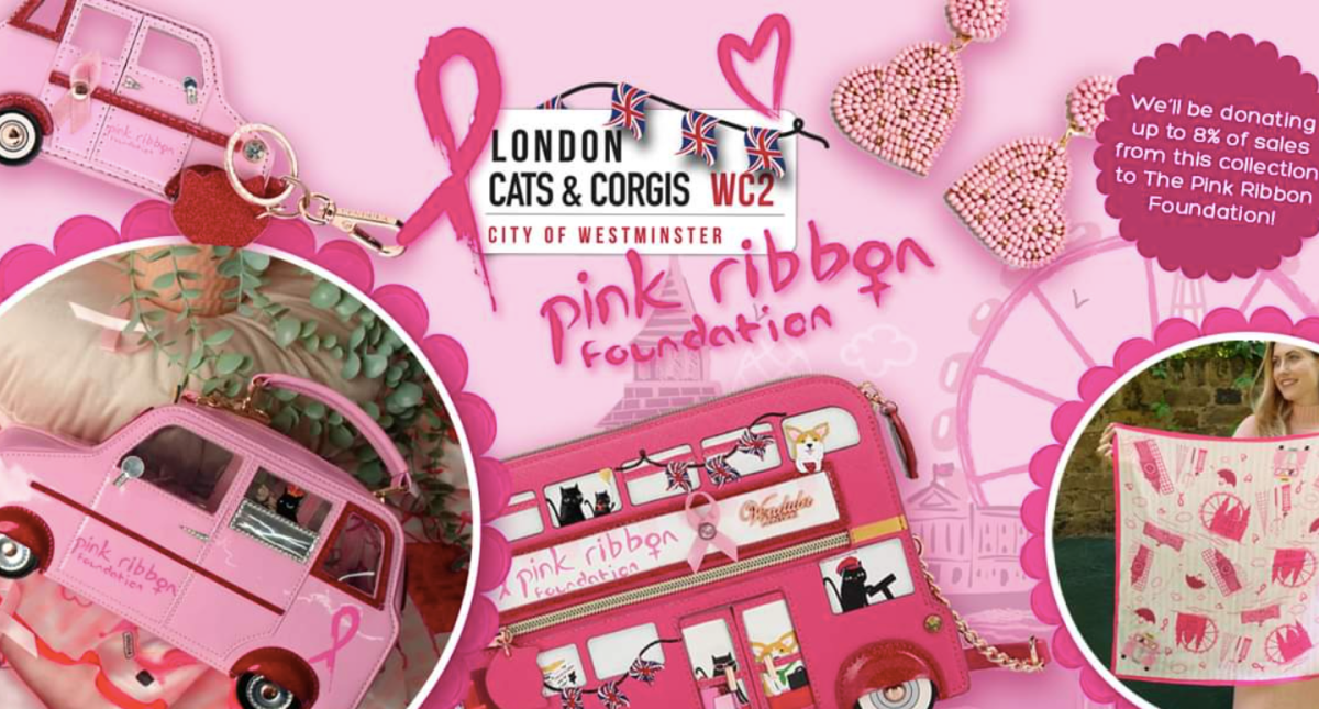 Vendula X Pink Ribbon: London Wears Pink Accessories for Breast Cancer ...